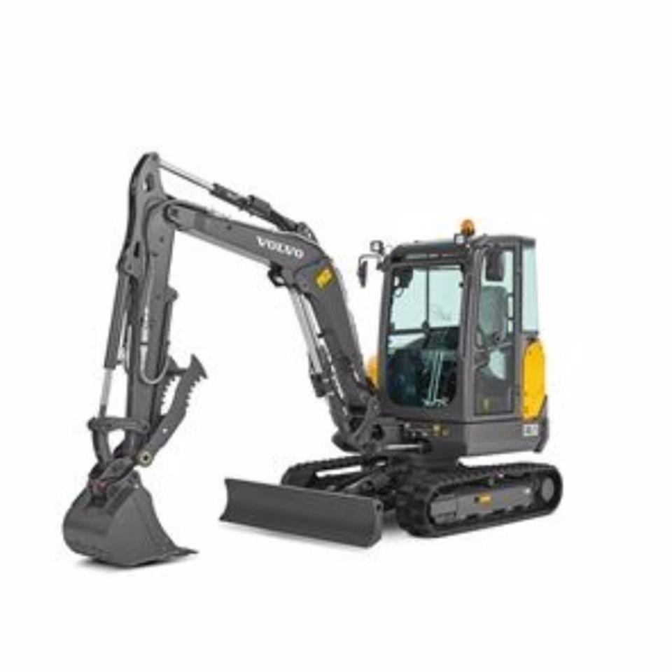Especificações Mini-Escavadeira Volvo EC35D - Máquinas Novas