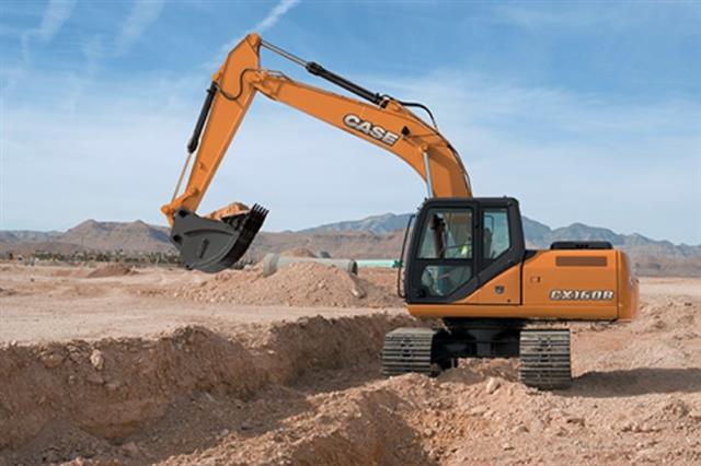 Especificações Escavadeira Case CX160B - Máquinas Novas